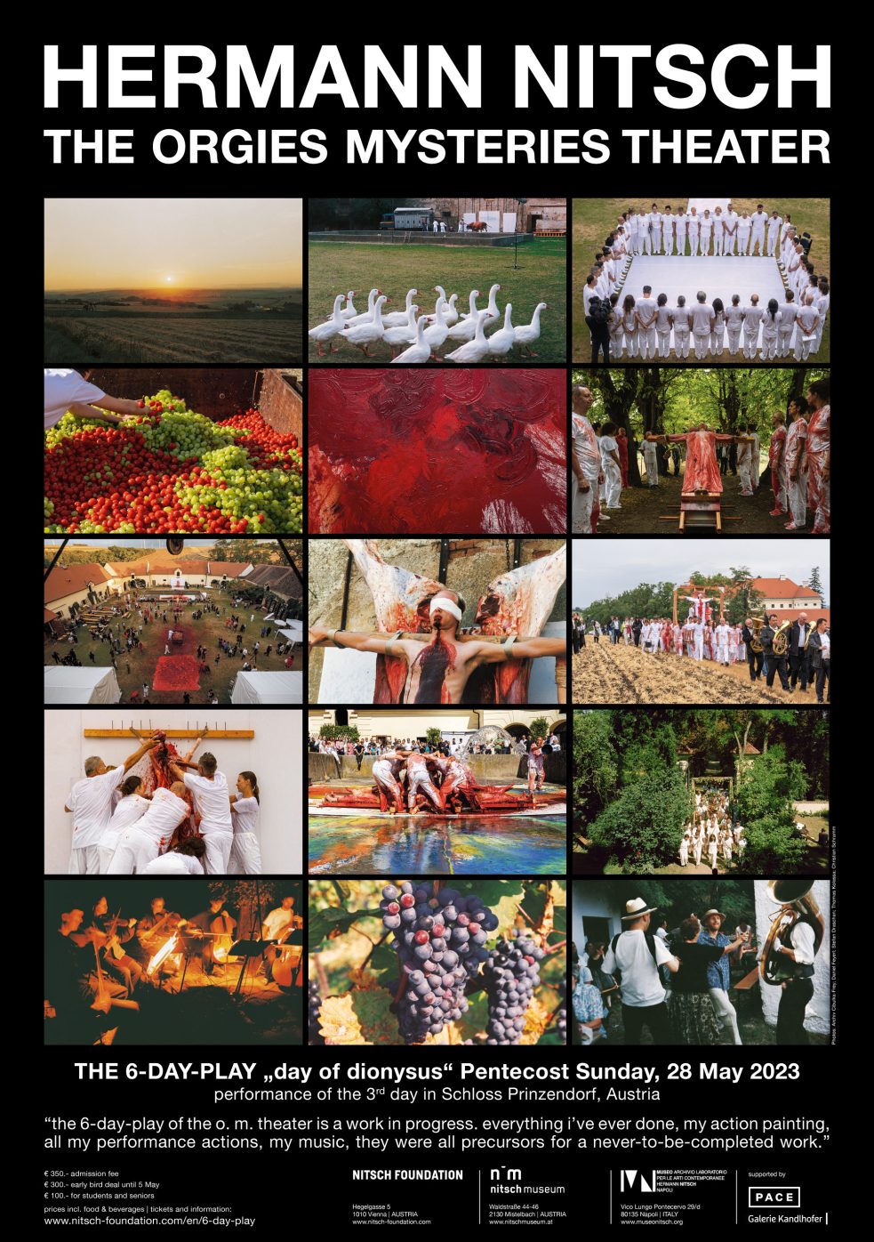 The Orgies Mysteries Theater, "the 6-day-play", 2nd version, day 3 ...