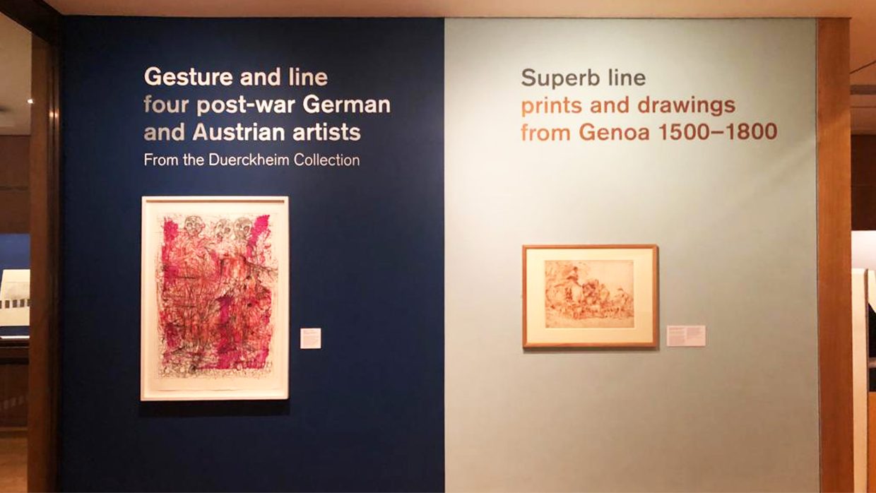 Gesture and Line. Four post-war German and Austrian artists from the ...