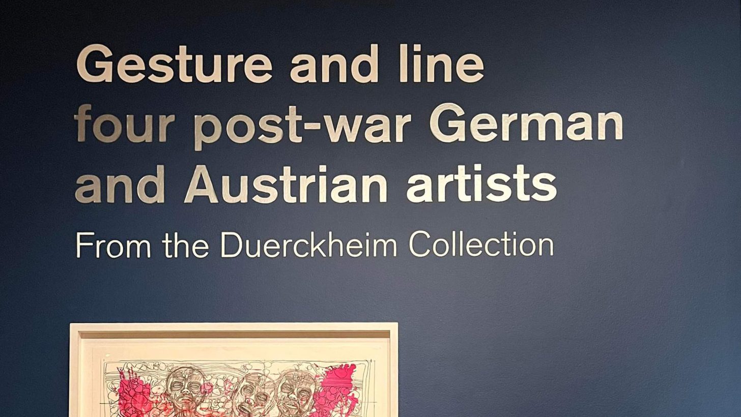 Gesture and Line. Four post-war German and Austrian artists from the ...