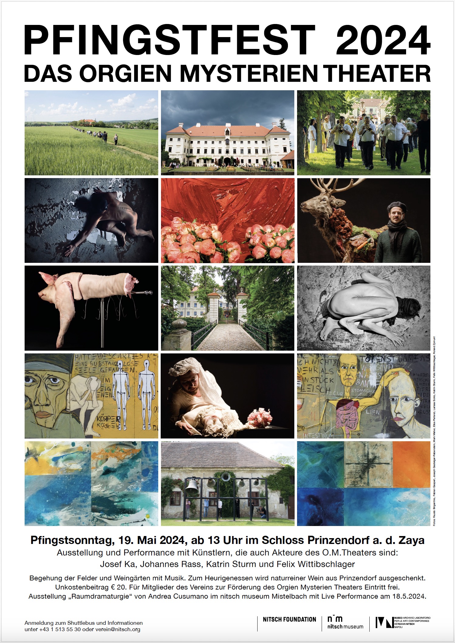 Presseinformation Pfingstfest 2024 - Nitsch Foundation